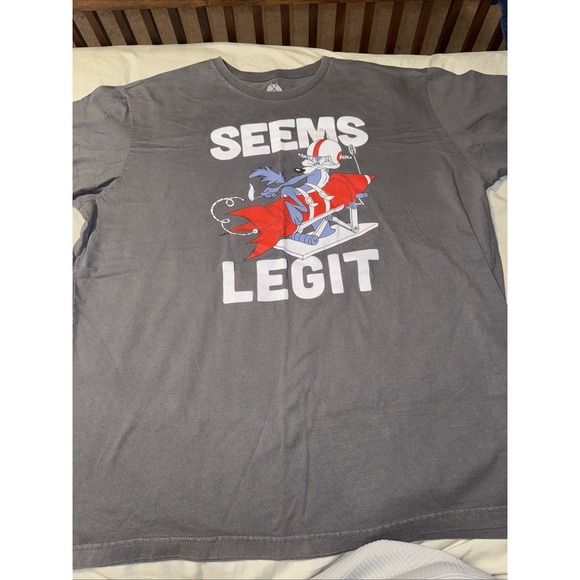 Shirts | 216 Mens 3xlt Looney Tunes Gray Seems Legit Will E Coyote ...